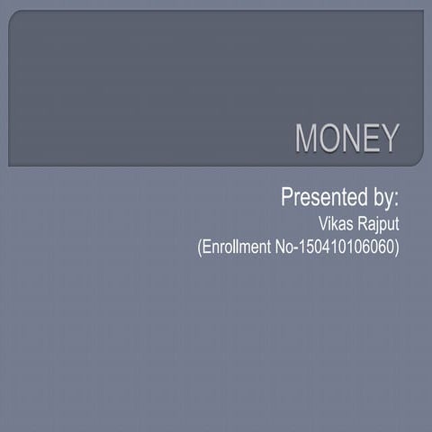 Money | PPT