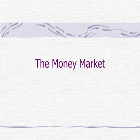 money.ppt | Stocks and Bonds | Personal Investing