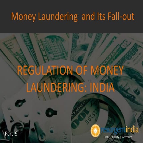 Money Laundering and Its Fall-out - REGULATION OF MONEY LAUNDERING ...