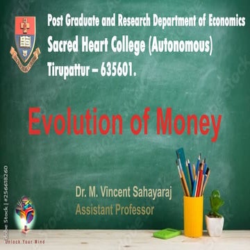 Money - Meaning - Definition - Evolution | PPTX