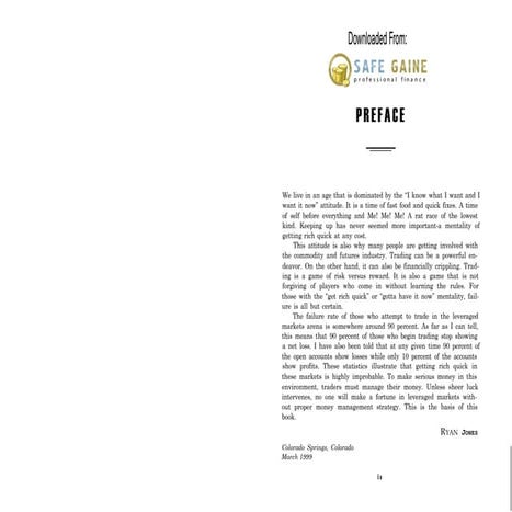 Money management-and-risk-management | PDF | Stocks and Bonds ...