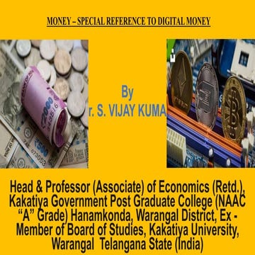 Money - Special Reference to Digital Money .pptx