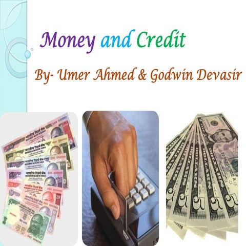 Money and credit | PPT