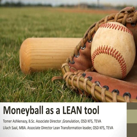 Moneyball as a LEAN tool | PPTX