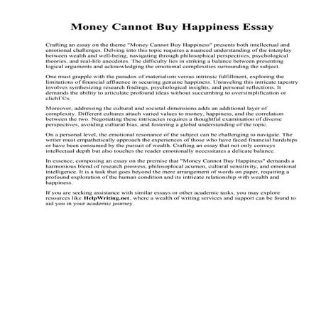 Money Cannot Buy Happiness Essay.pdf