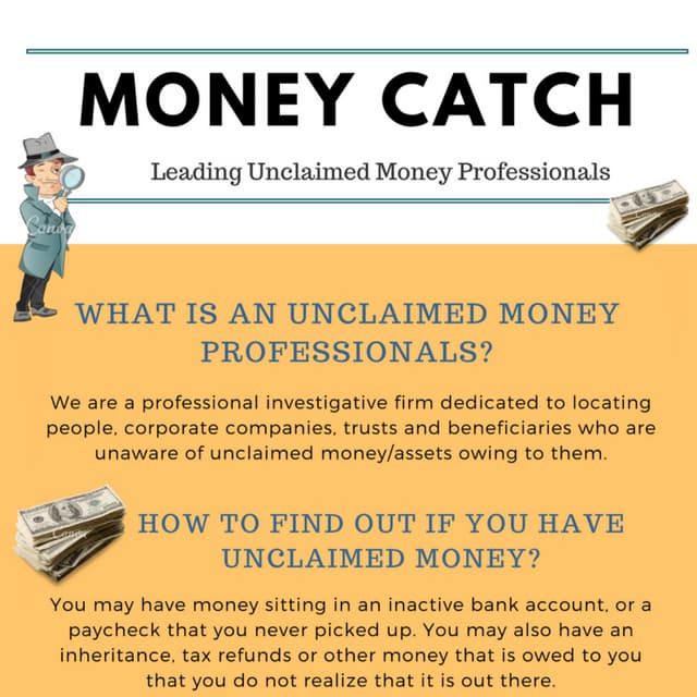 Money Catch - Leading Unclaimed Money Professionals | PDF