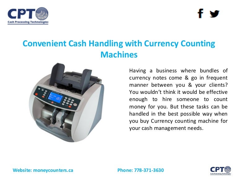 Cash Management is easier & convenient with cash counting Machines!