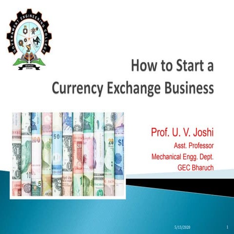 Money exchange business an introduction | PPTX