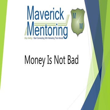 Money Is Not Bad | PDF