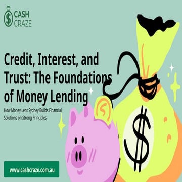 Money Lent Sydney-Pawn stores -Cash Craze | PPTX