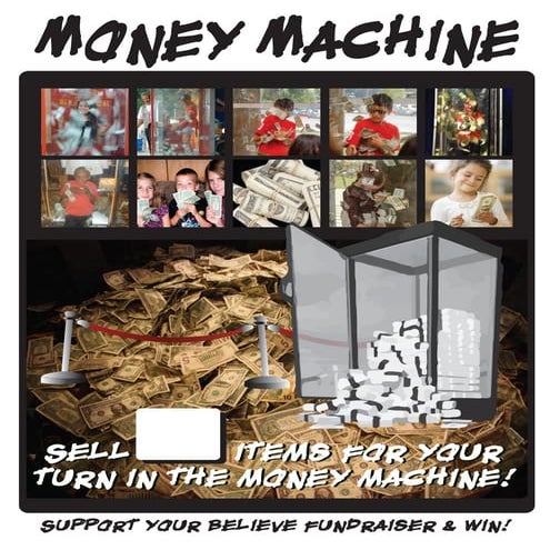 Money Machine Fundraising Flyer Poster - Printable | PDF