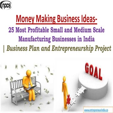 Money Making Business Ideas- 25 Most Profitable Small and Medium Scale ...