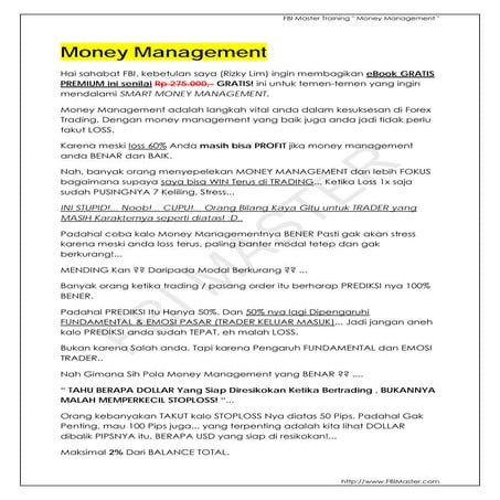 Money management | PDF