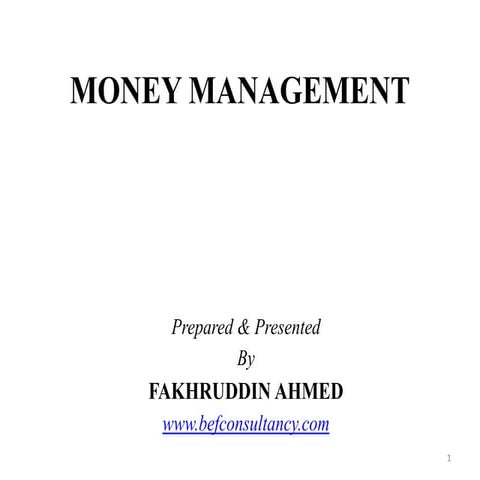 Money management (complete) | PPT