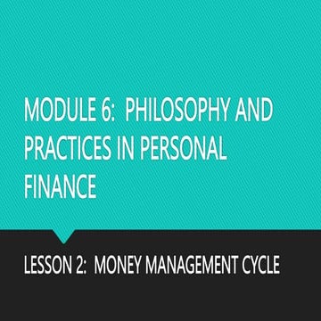 MONEY MANAGEMENT CYCLE.pptx