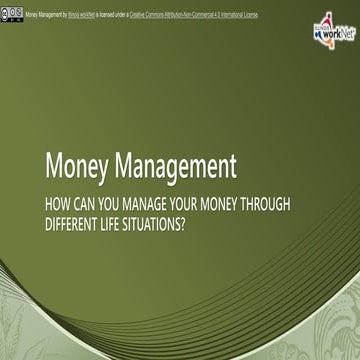 Manage Your Money | PPT