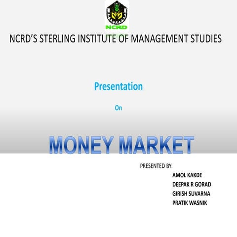 Moneymarket1 | PPT
