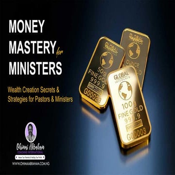 Money Mastery for Ministers | PDF | Financial Planning | Personal Finance