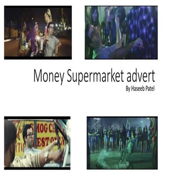 Money supermarket advert | PPTX