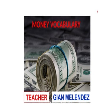 Learning all words related to MONEY VOCABULARY.pptx