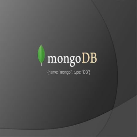 Mongodb | PPT
