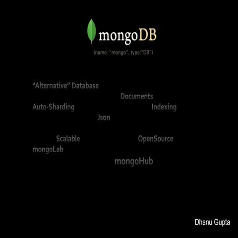 Mongodb -"Alternative" Database | PPT