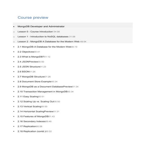 DataBase Course | PDF