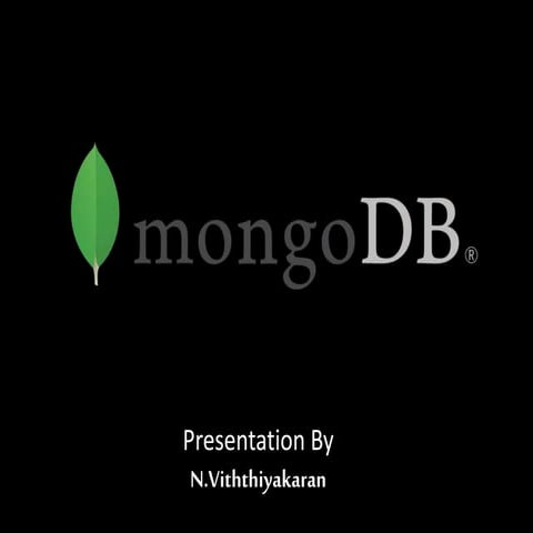 Introduction about Mongo DB for Beginners | PPTX