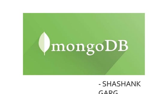 The Basics Of Mongodb Ppt