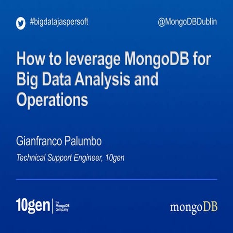 How To Leverage Mongodb For Big Data Analysis And Operations With Mongodb S Aggregation
