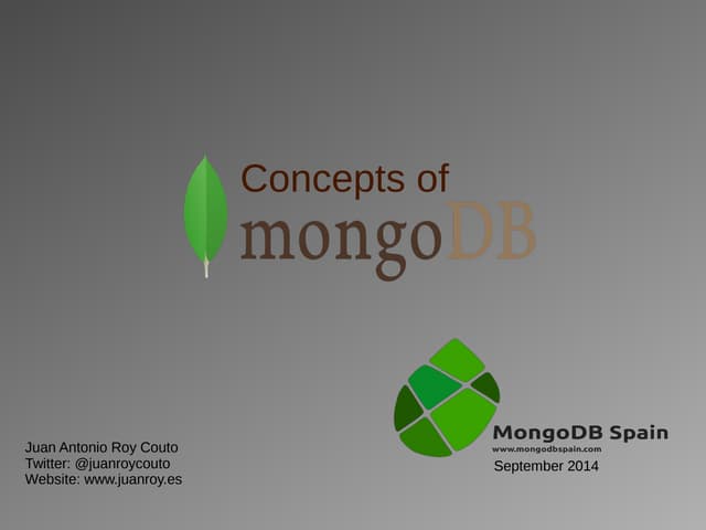 MongoDB Concepts | PPT MongoDB Concepts | PPT