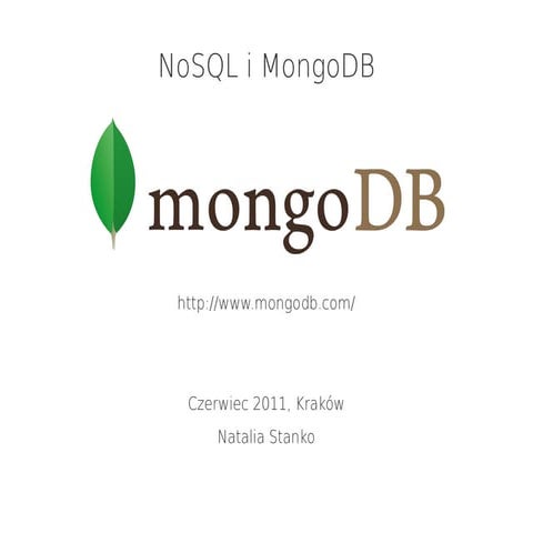 MongoDB 2011 | PPT