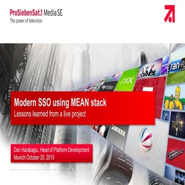 Modern SSO Using the MEAN Stack | PPT