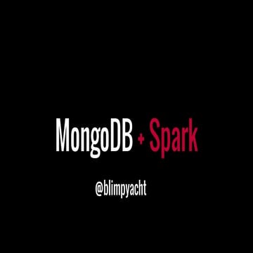 MongoDB & Spark | PPT