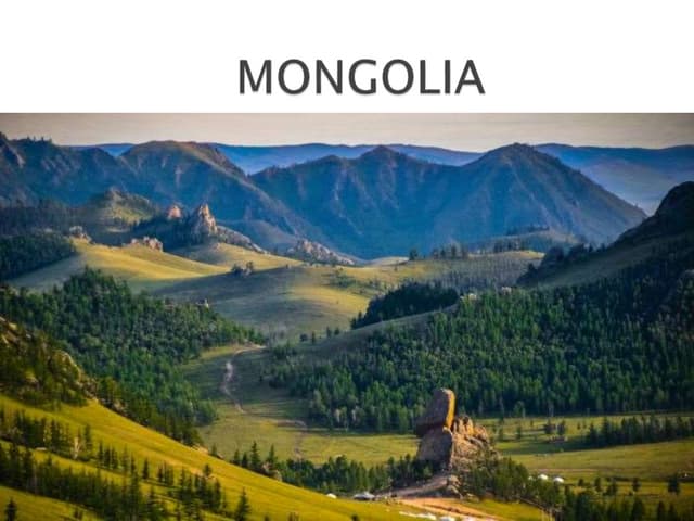 General introduction - Mongolia | PPTX