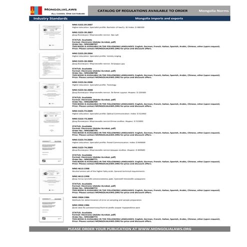 Mongolia petroleum law (catalog) 388 | PDF