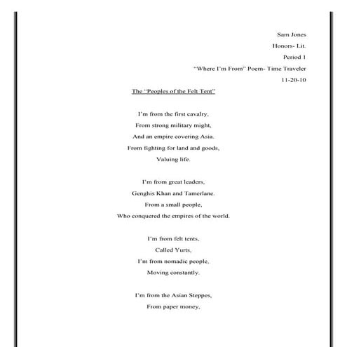 I am Poem | DOCX