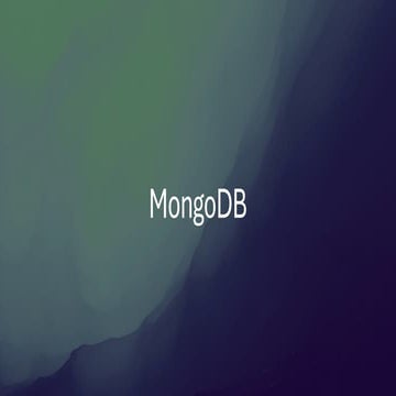 perkenalan kepada konsep dasar mongo shell | PPT