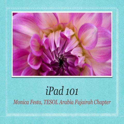 iPad 101 presentation | PDF