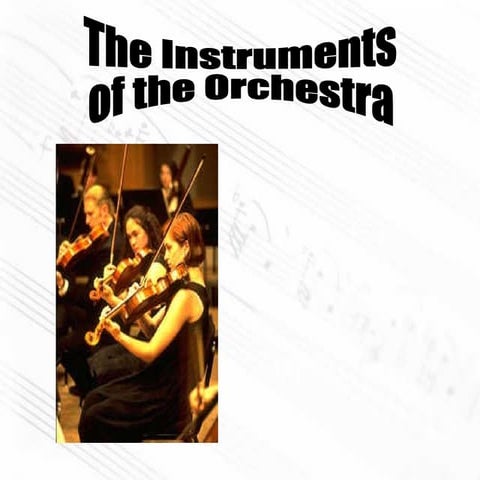 The four instrument families of the orchestra! | PPTX