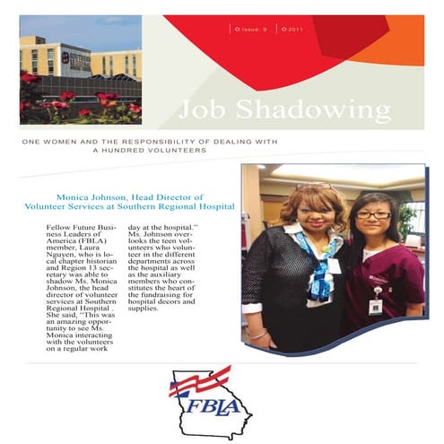 Job Shadow Newsletter | PDF