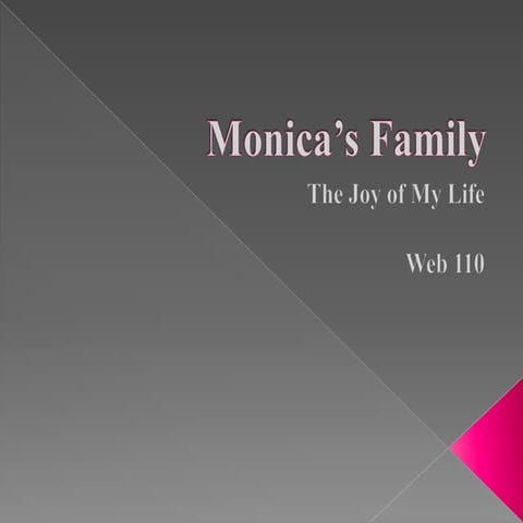 Monica’s family | PPTX