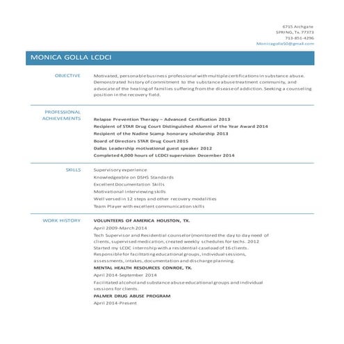 Monica's revised resume | PDF