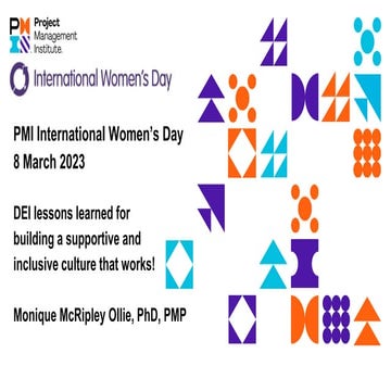 Monique McRipley Ollie 'DEI lessons learned for building a supportive ...