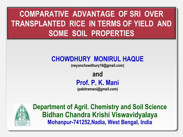 Emerging Technologies for Rice Residue Management in Rice-Wheat ...