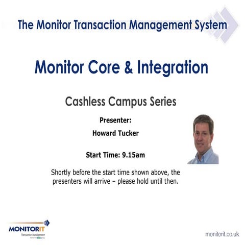 Monitor Core - Webinar Sept '15 | PPT