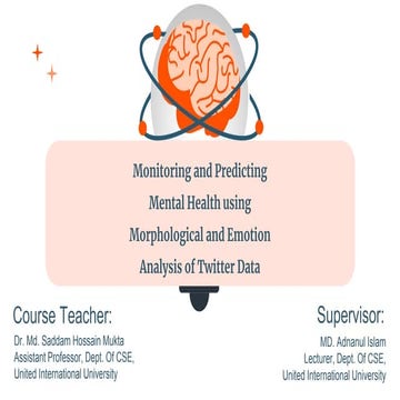 CLASSIFICATION OF MENTAL DISORDERS USING NATURAL LANGUAGE TEXT FROM ...