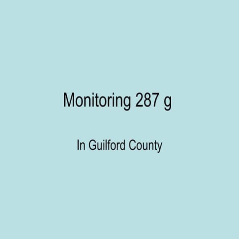 Monitoring 287g | PPT
