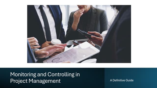 Software Project Management (monitoring and control) | PPTX