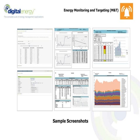 Energy monitoring and targeting (sample screenshots) | PPT